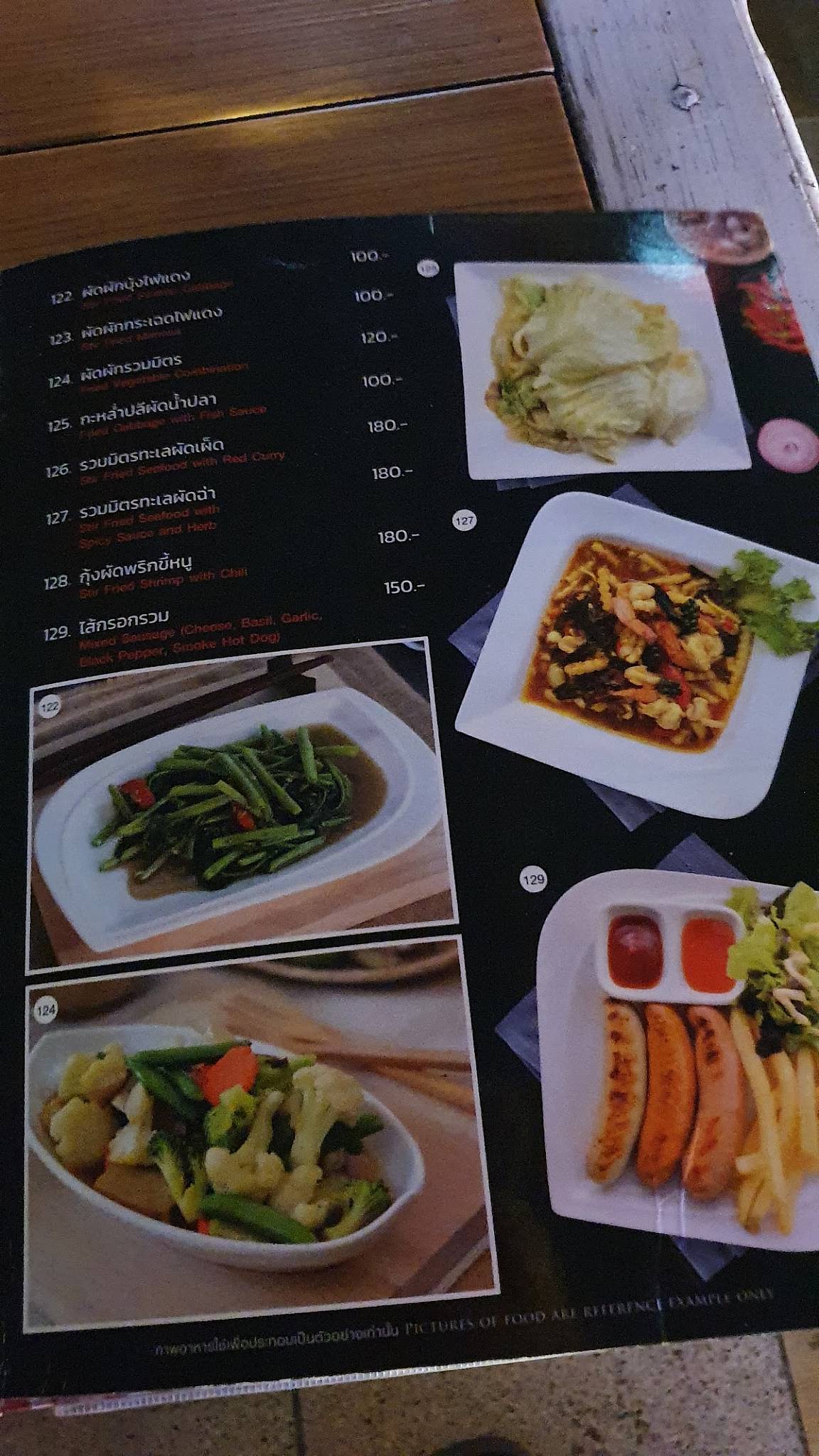 Menu at 3 days 2 nights restaurant, Bangkok, Lat Phrao Wang Hin 71 Alley