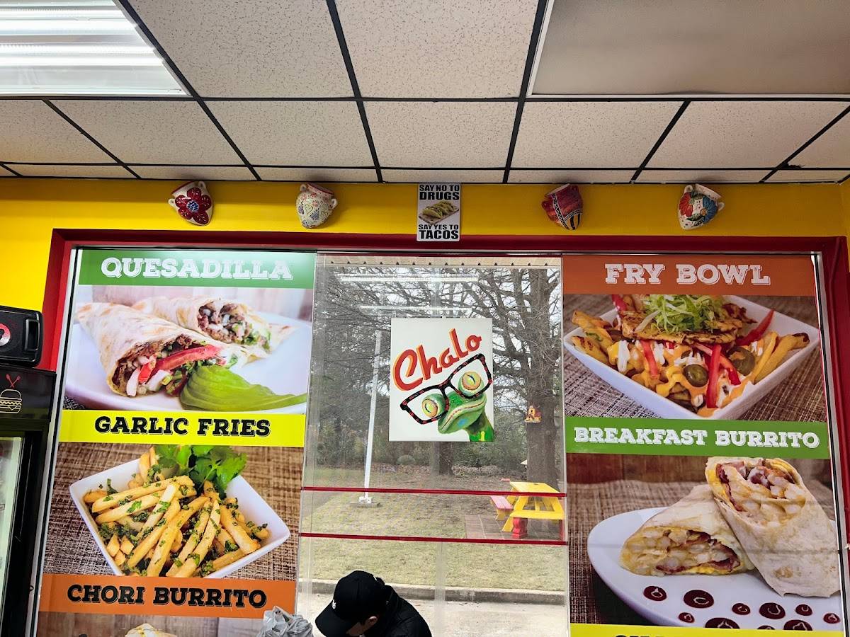 Menu at Chalo Fast Food, McDonough