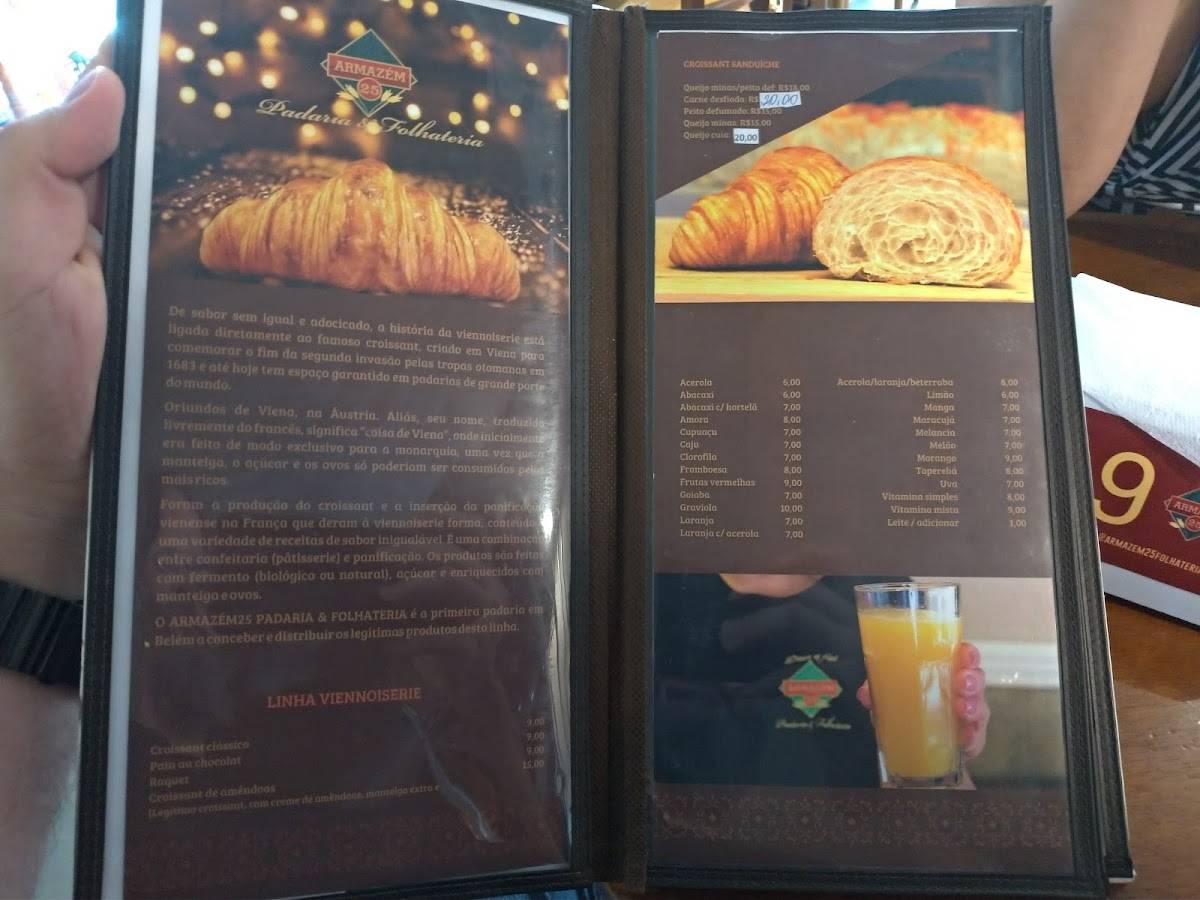Menu em Armazém 25 café, Belém, Av. Rômulo Maiorana