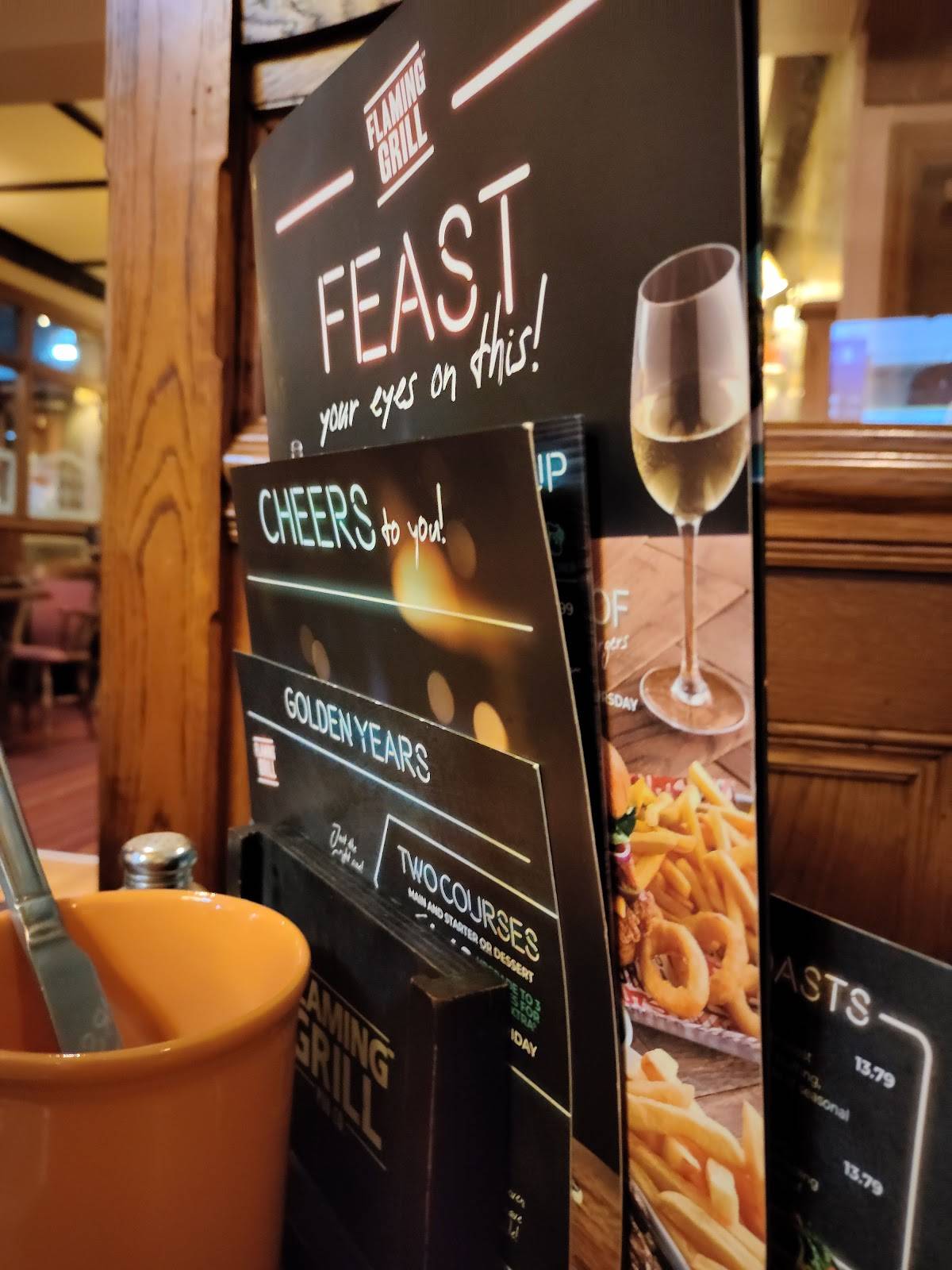 Menu at Hilltop pub & bar, Stanley