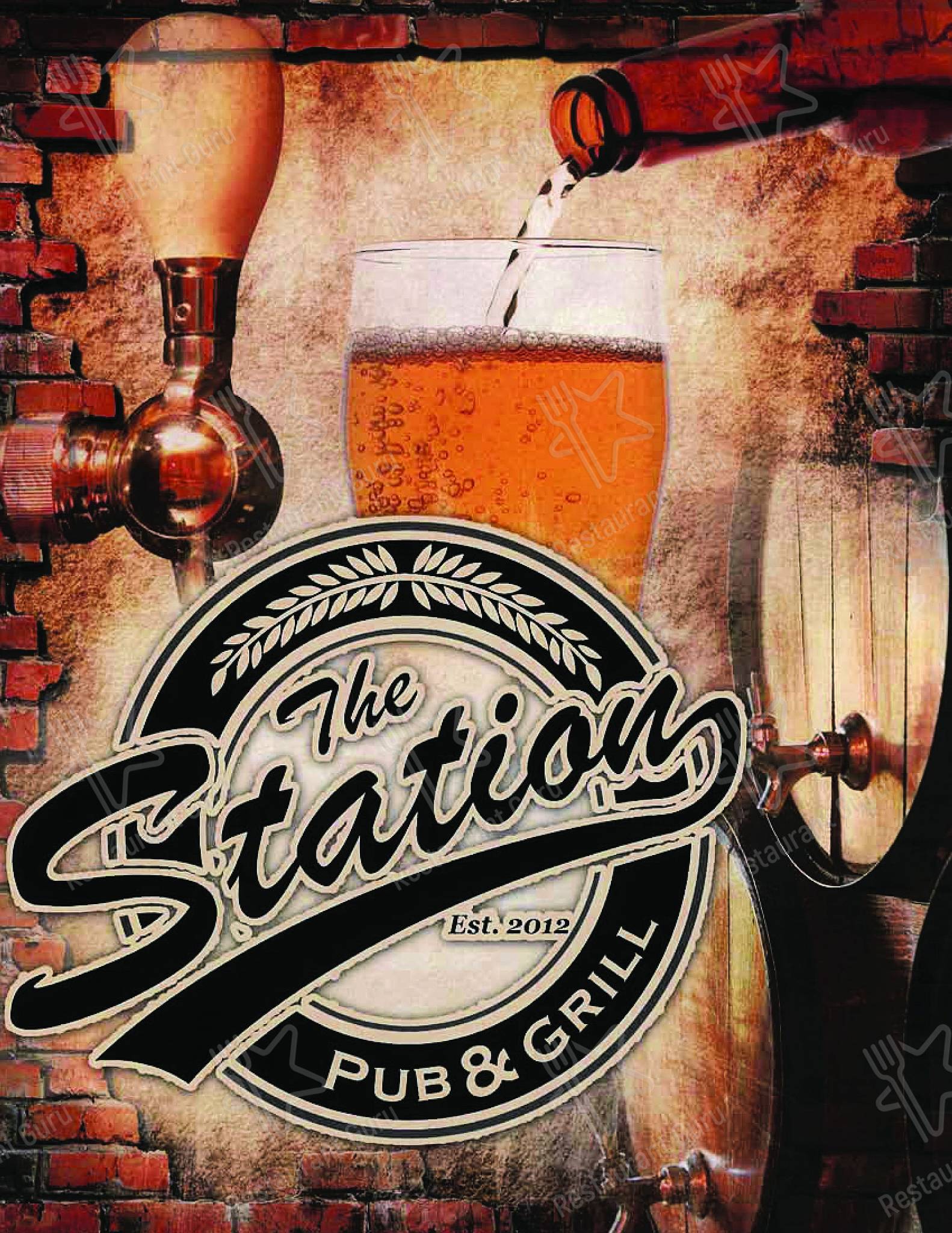Menu at The Station Pub & Grill, Tucson