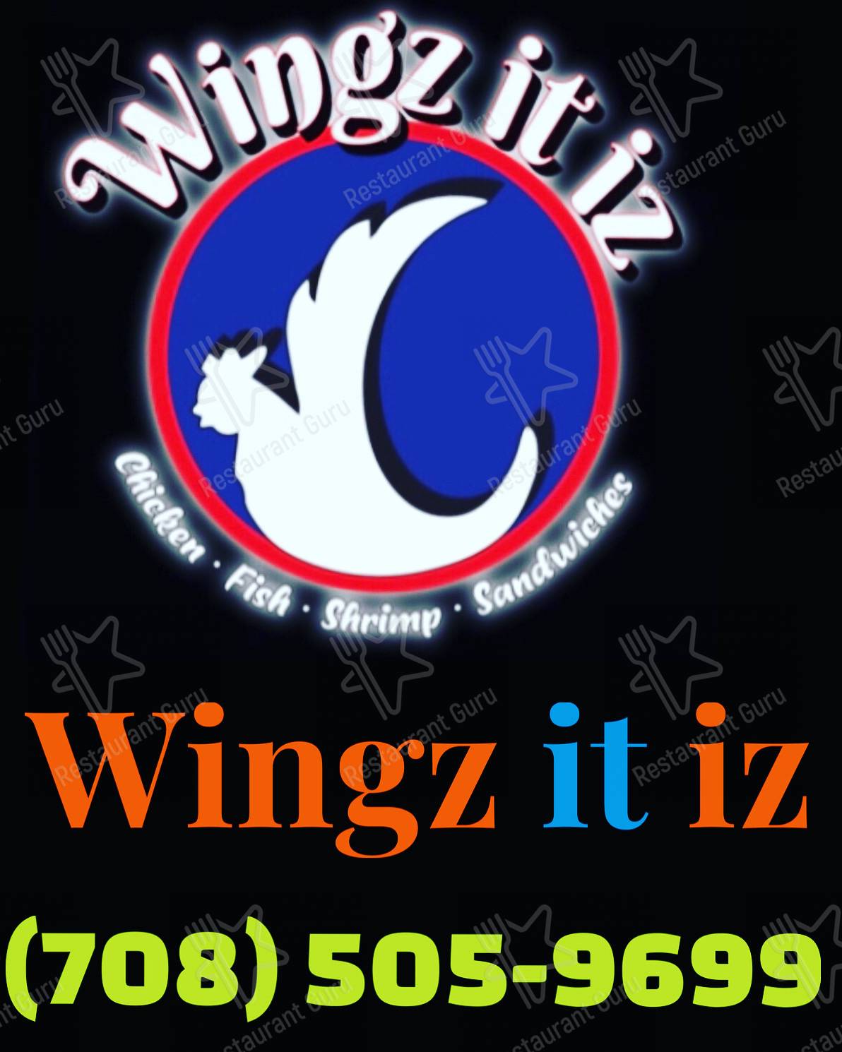 Menu at Wingz it iz Alsip Fish & Shrimp & Chicken & seafood restaurant ...