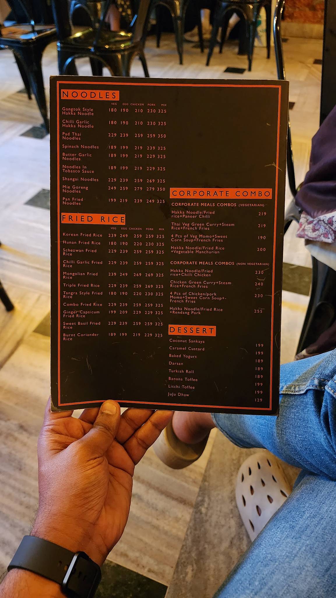 Menu at The Gangtok Kitchen - TGK, Kolkata