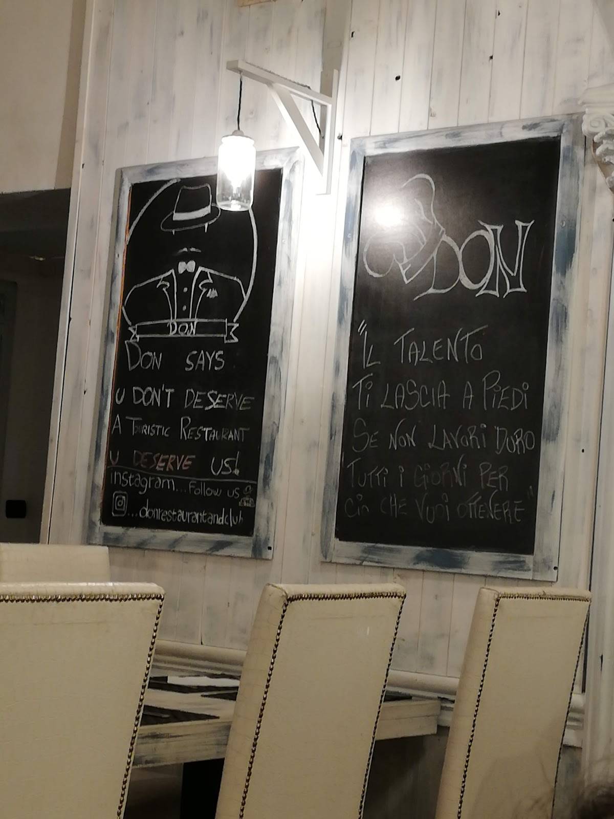 Speisekarte von Don restaurant, ROM, Via dei Gigli d'Oro