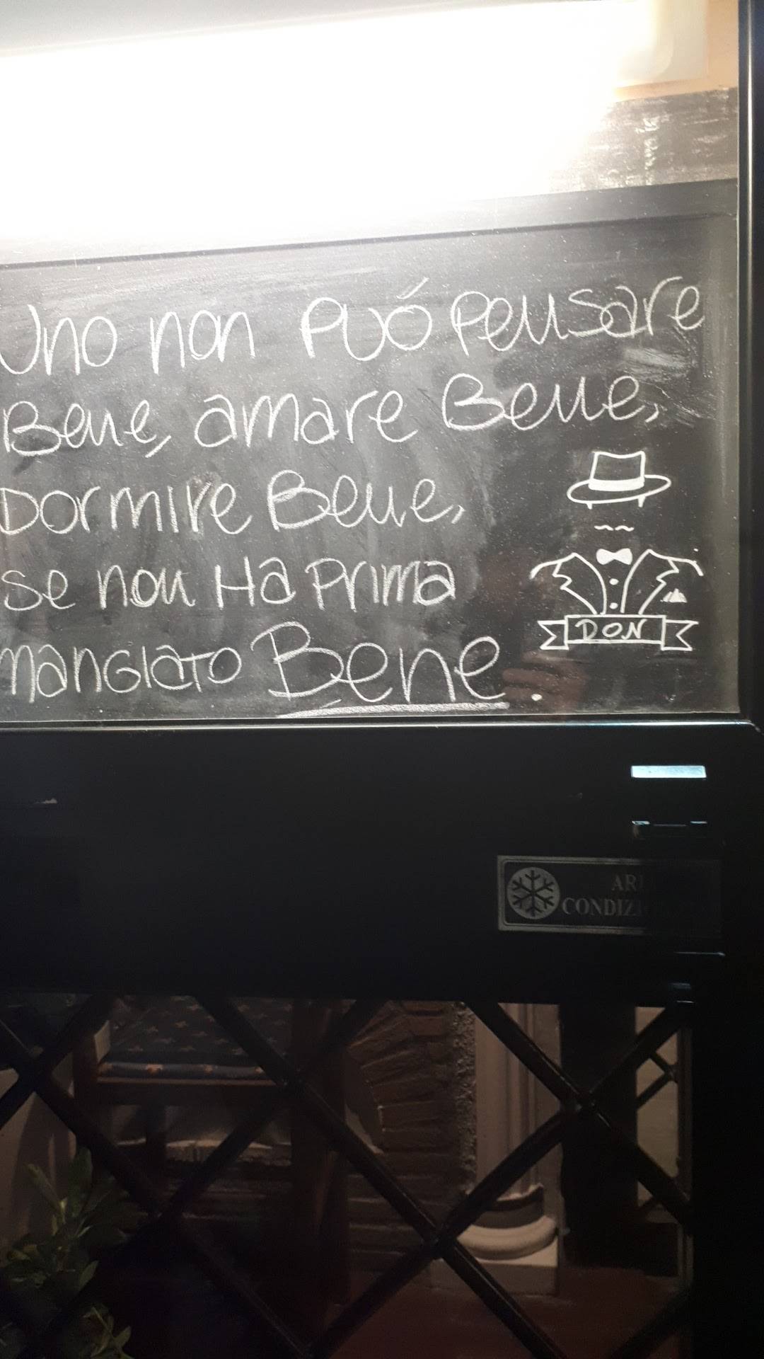 Speisekarte von Don restaurant, ROM, Via dei Gigli d'Oro