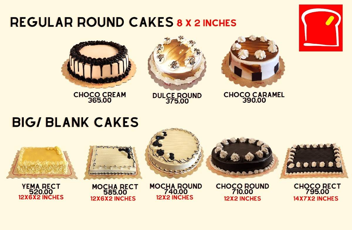 Menu at Cindy's Bakeshop - Alauli, Pilar, Pilar