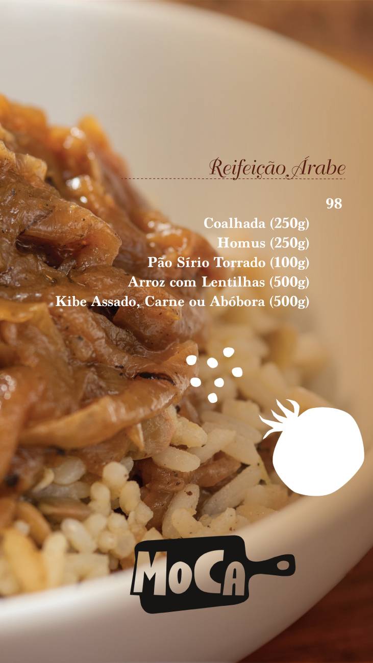 Menu at MoCa Cozinha Artesanal restaurant, Piracicaba