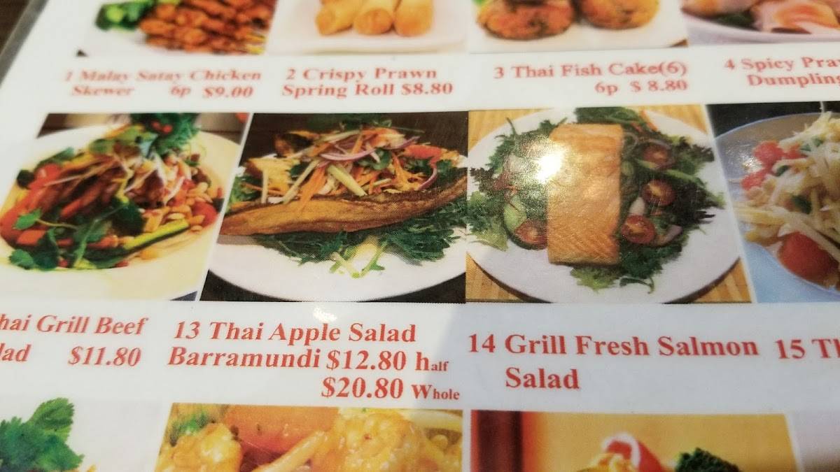 Menu at David's Kitchen restaurant, Sydney, 127 Liverpool St