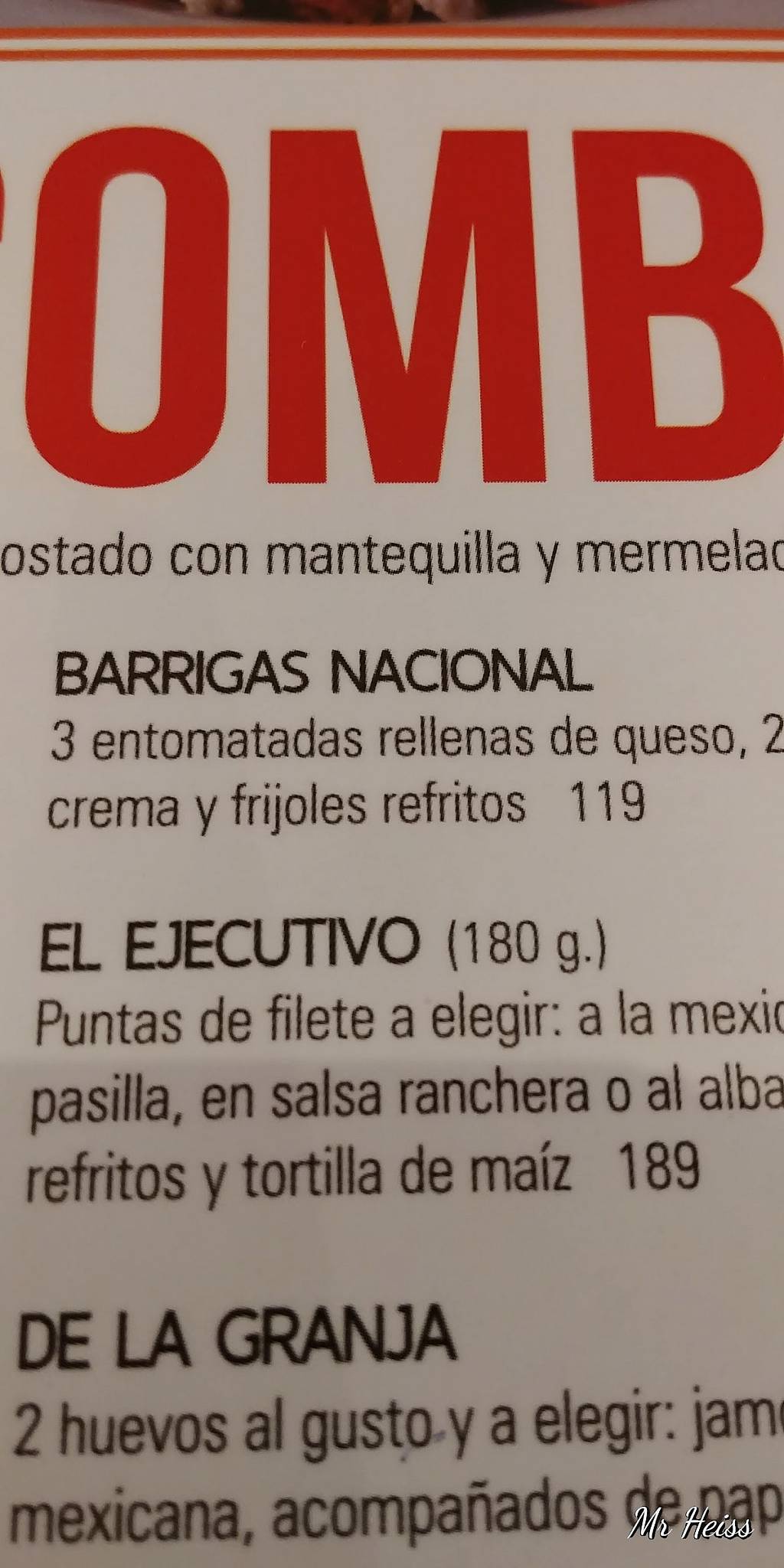 Carta de Barrigas Campestre, Ciudad Juarez, Blvd. Manuel Gomez Morin # 7814