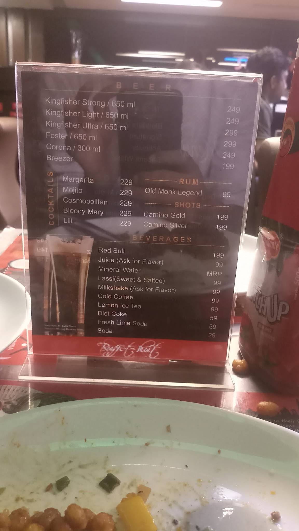 Menu at Buffet Hut Mohali, Chandigarh, 656-657