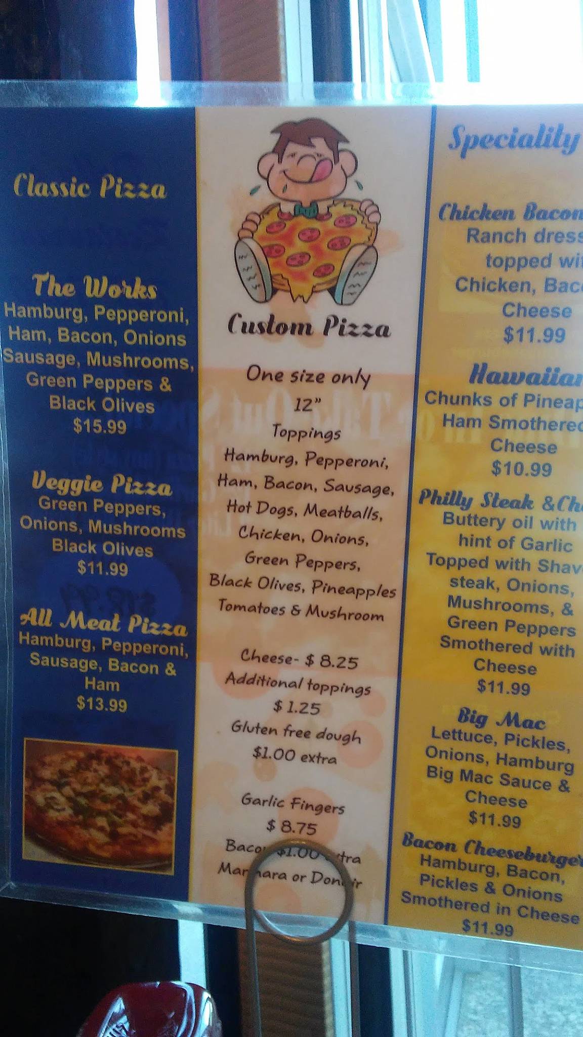 Menu at Dolly's Restaurant, Frenchville, 17 US-1