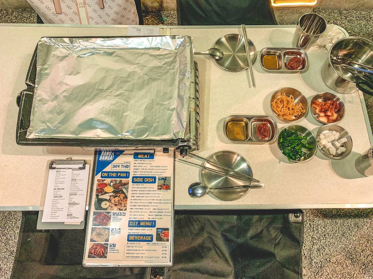 Menu at BANGABANGA (Korean BBQ Buffet), Bangkok