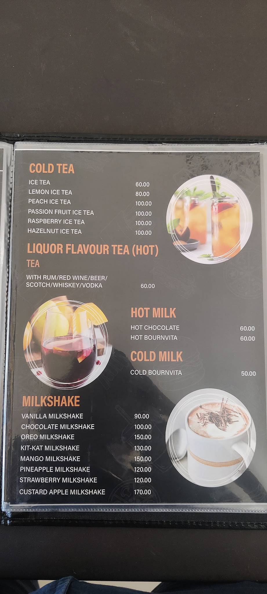 Menu at CAFE RARA, Pune