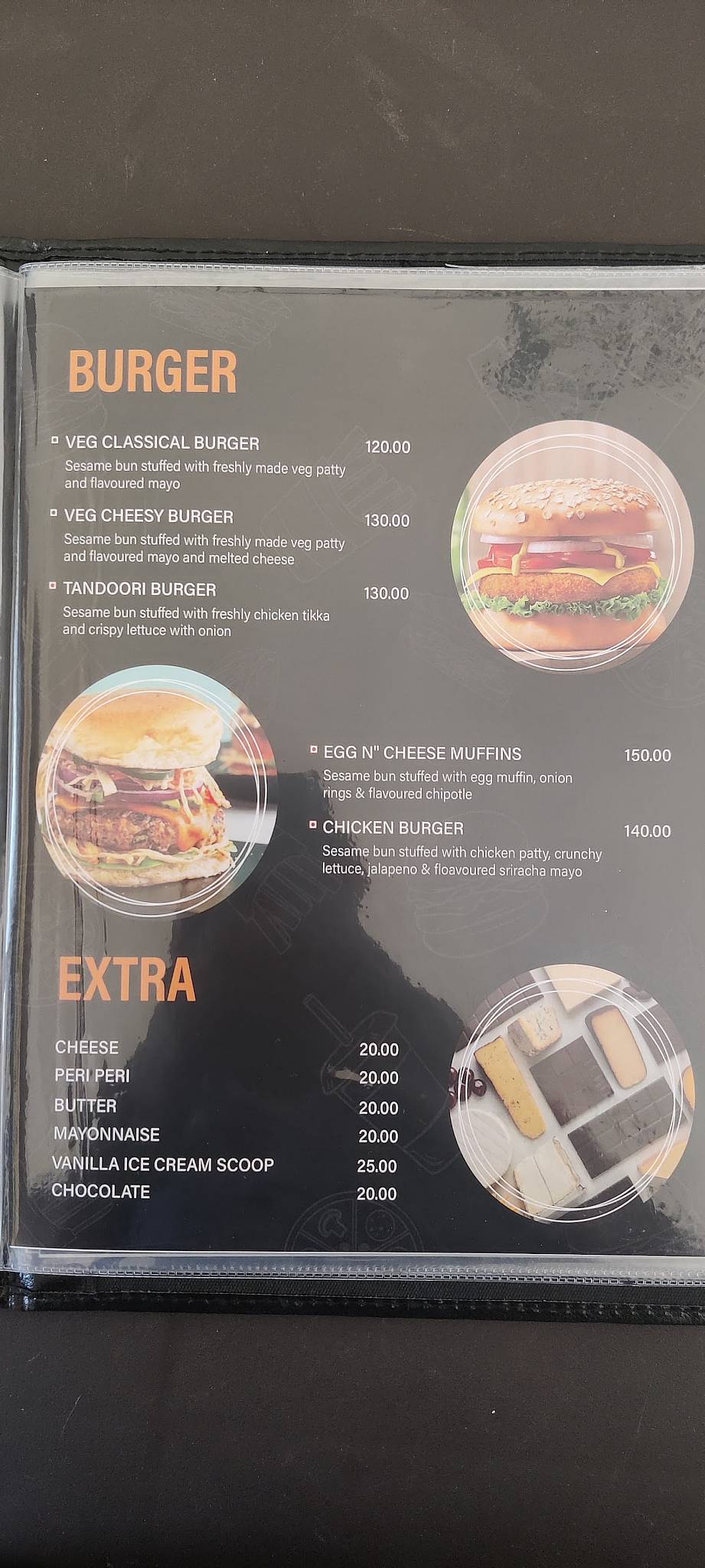 Menu at CAFE RARA, Pune