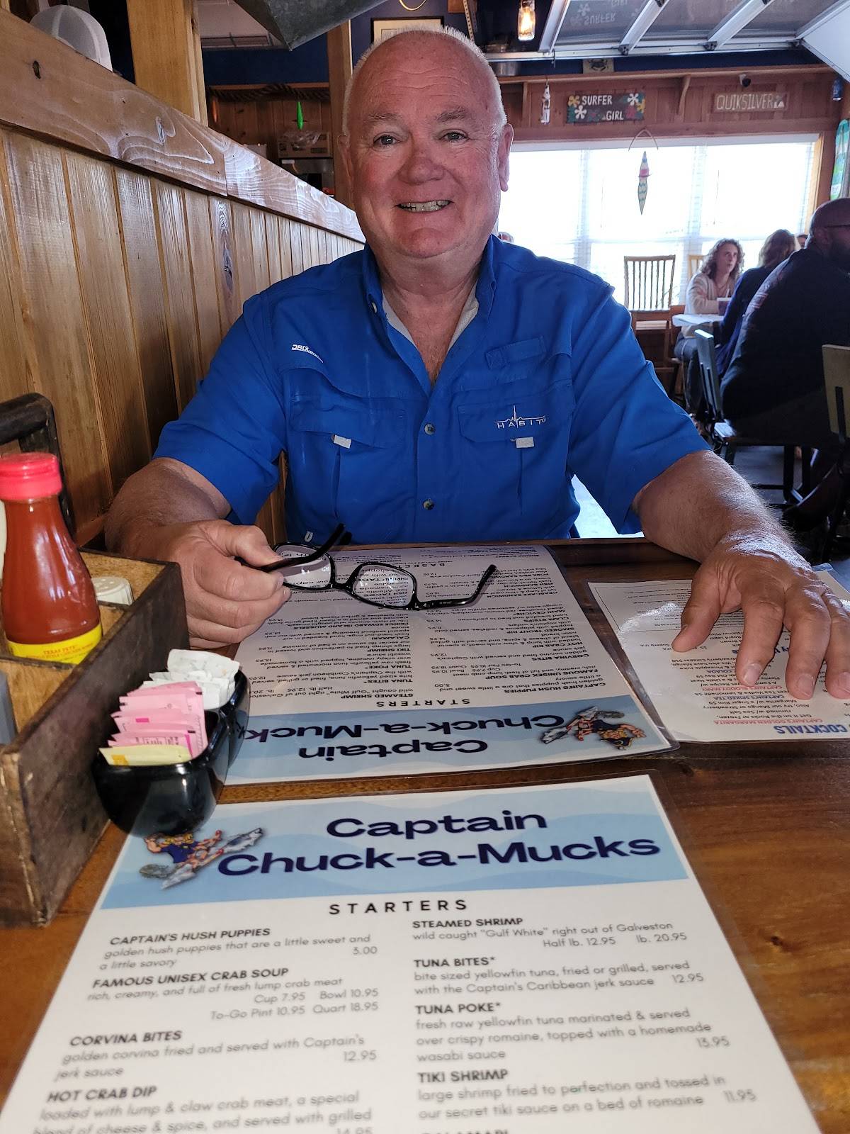 Menu at Captain Chuck-A-Muck's restaurant, Rescue, Marina Rd SUITE 100