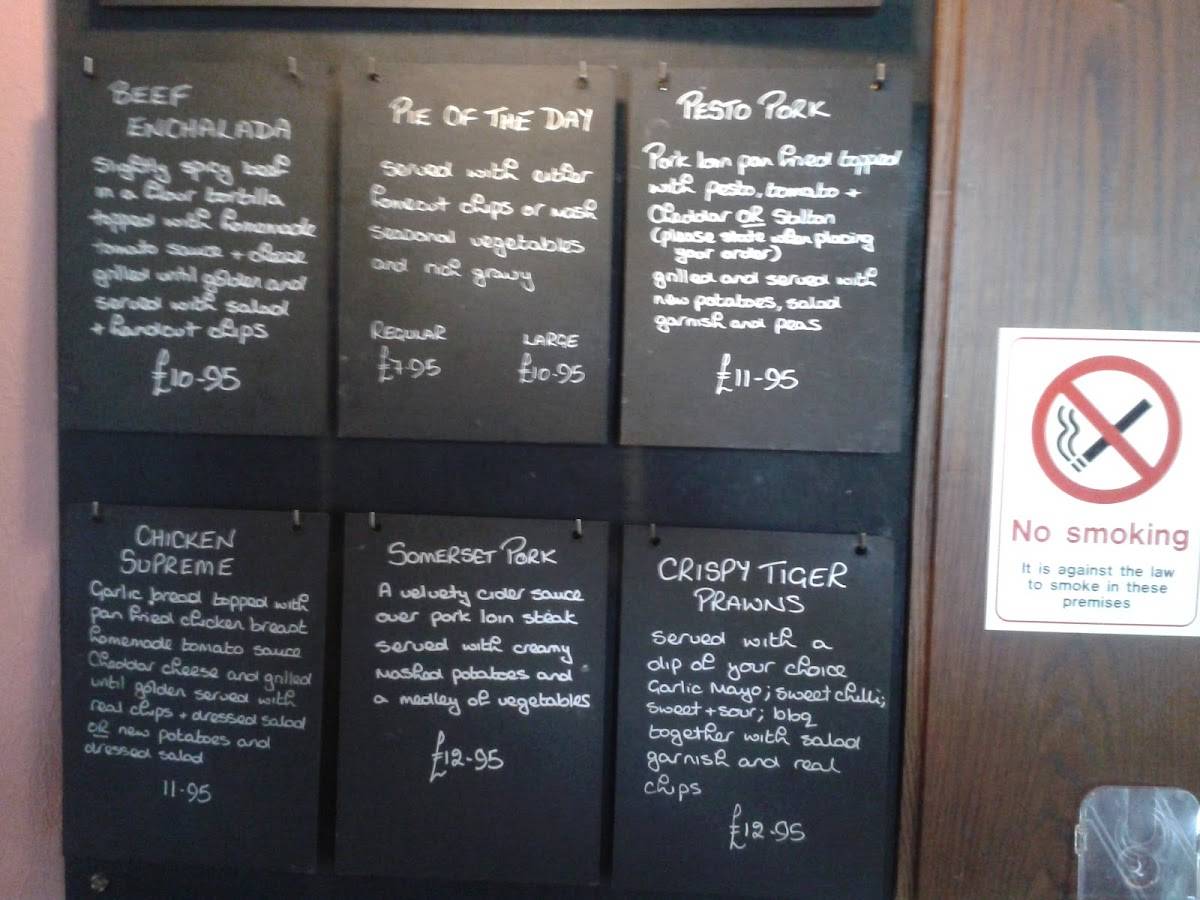 Menu at Yarborough Arms pub & bar, Ulceby