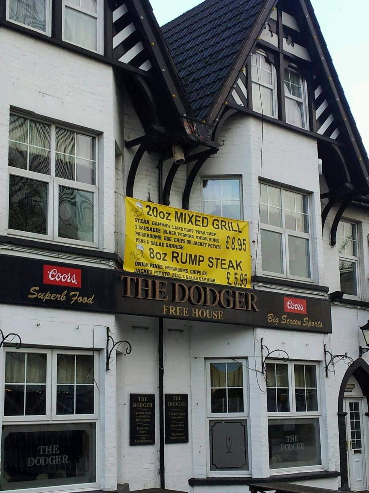 Menu at The Dodger pub & bar, Newport, 6-8 Chepstow Rd