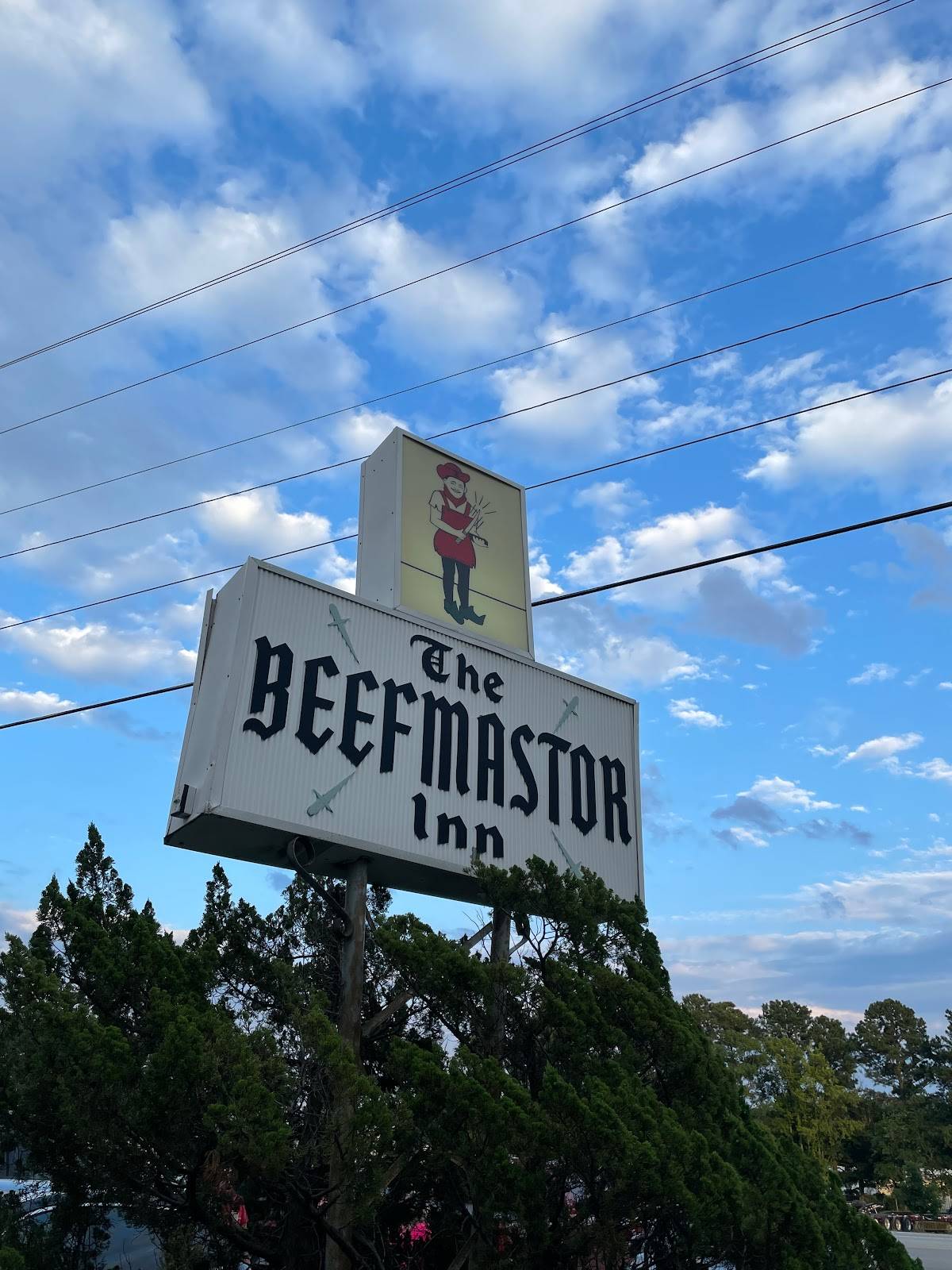Menu at The Beefmastor Inn steakhouse, Wilson