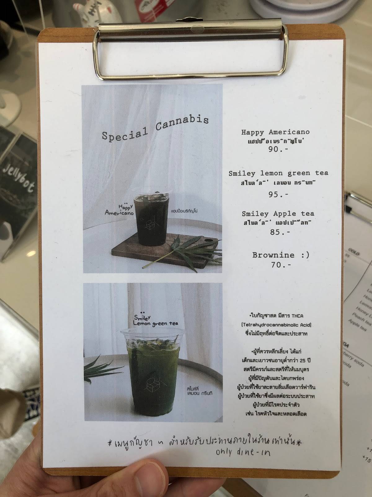 Menu at snug room café cafe, Chiang Mai