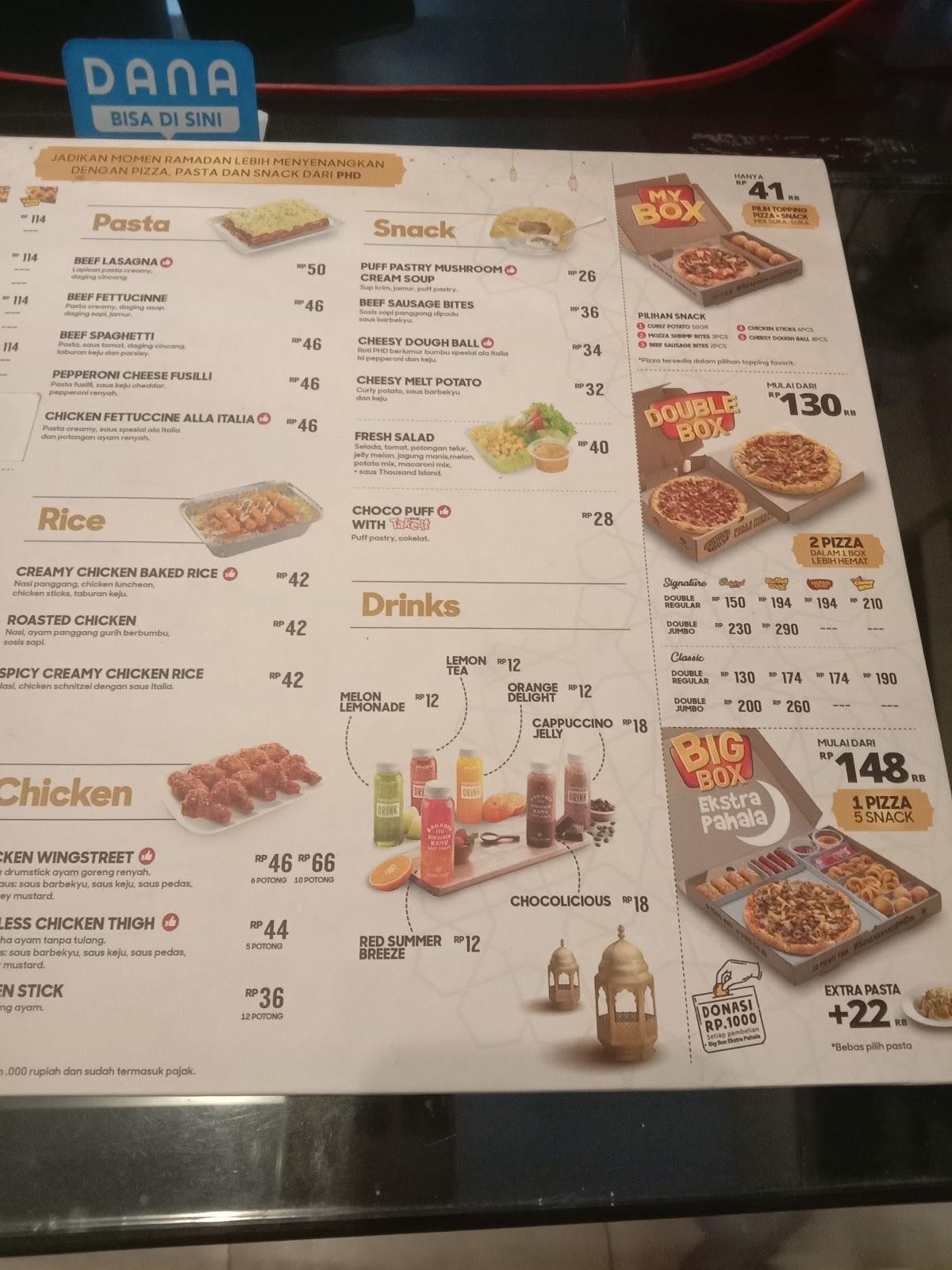 Menu at Pizza Hut Delivery - PHD Indonesia pizzeria, Malang, Jl. Danau ...