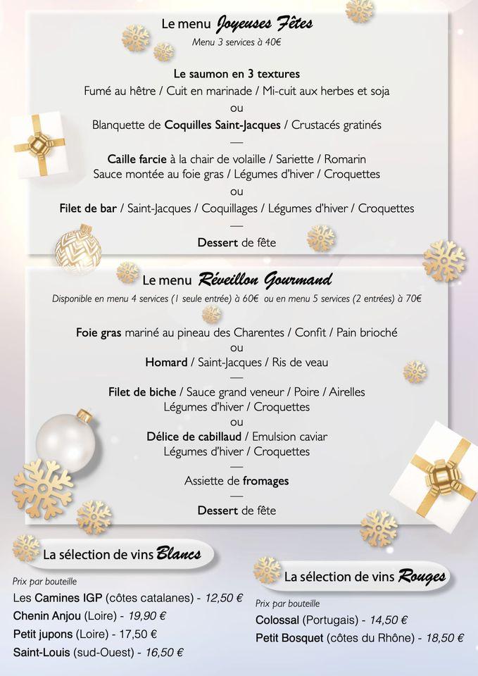 Menu at Petit prince de ligne, Ath