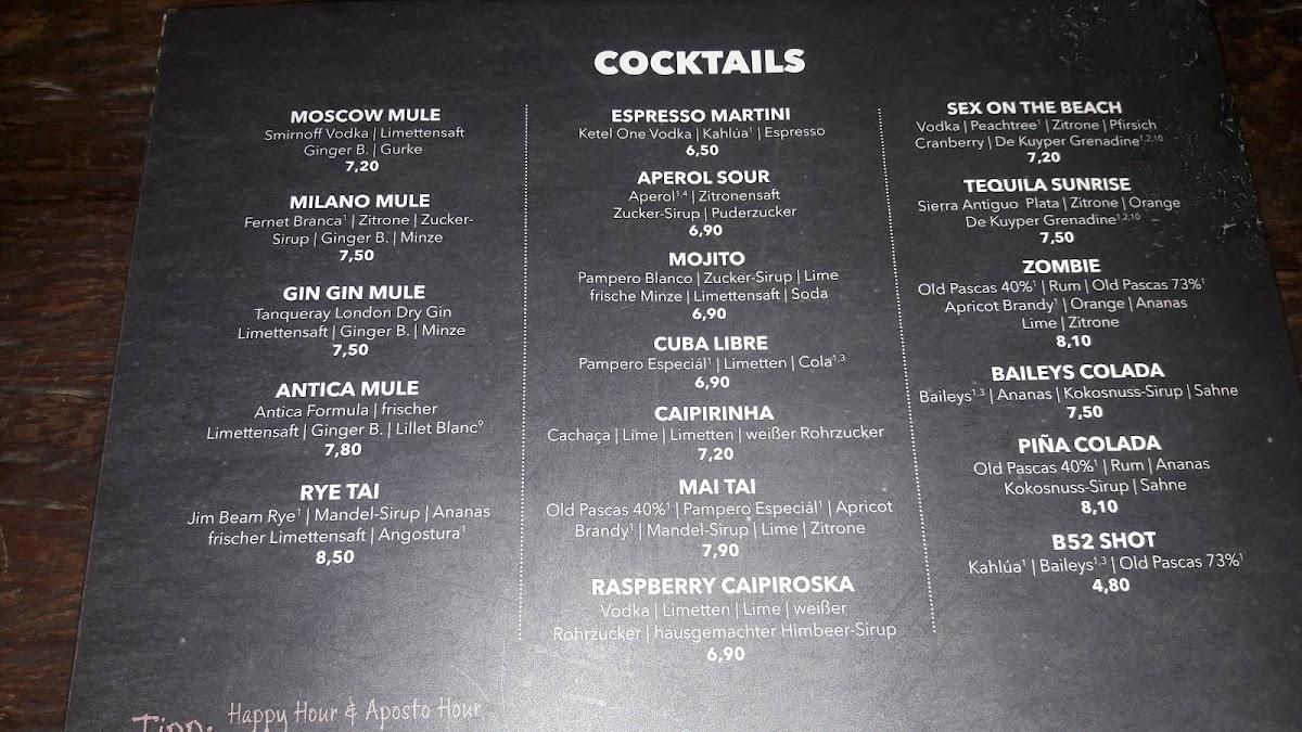 Speisekarte von Aposto Gera restaurant, Gera
