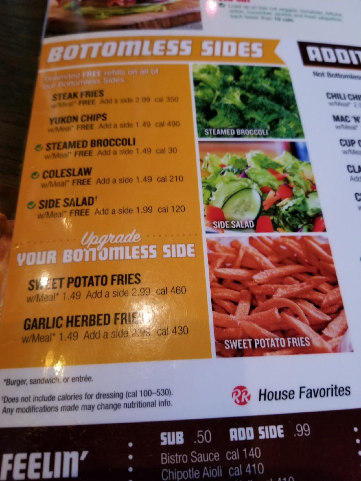 Menu at Red Robin Gourmet Burgers and Brews restaurant, Seattle, 401 NE ...