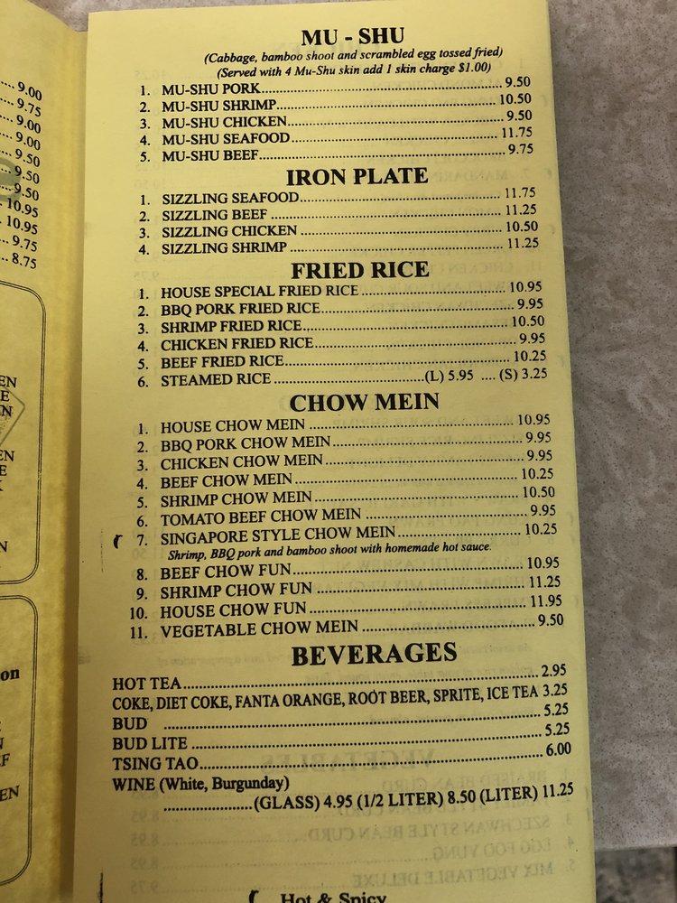 Menu at Silver River Restaurant, Oakley