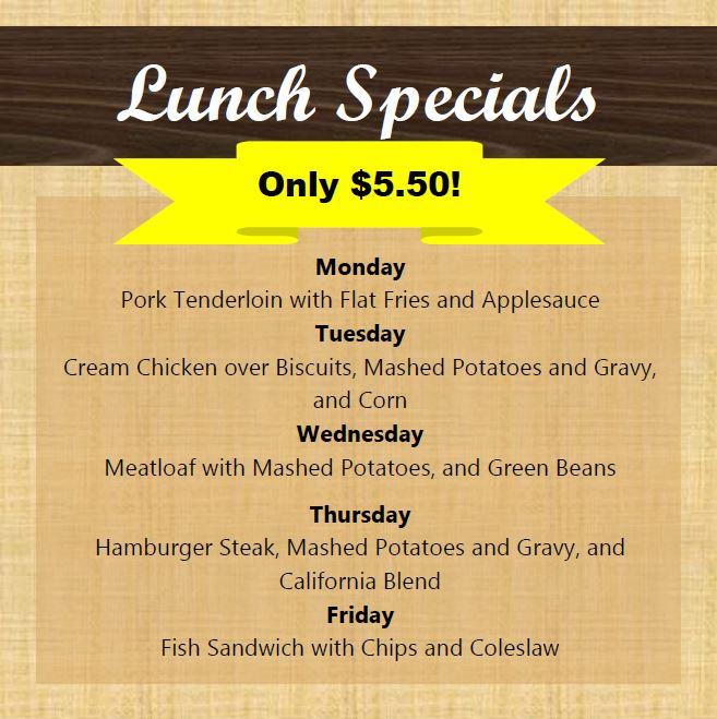 Menu at Beltline Cafe, Freeport