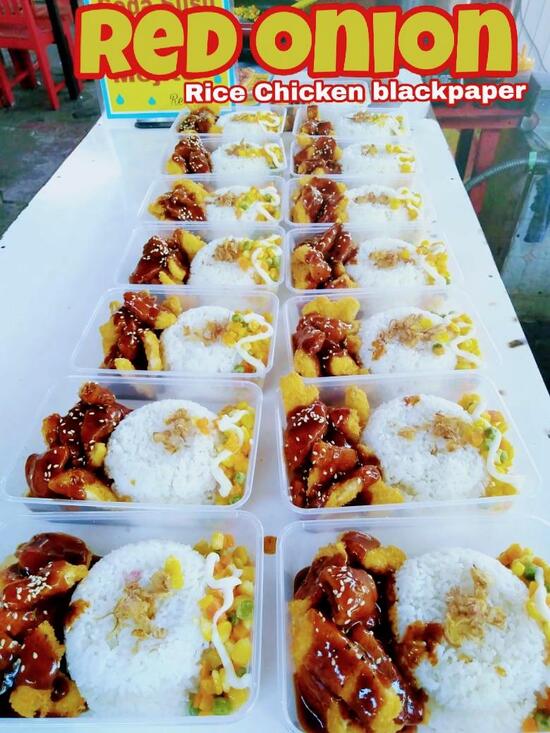 Menu at Red Onion restaurant, Surabaya