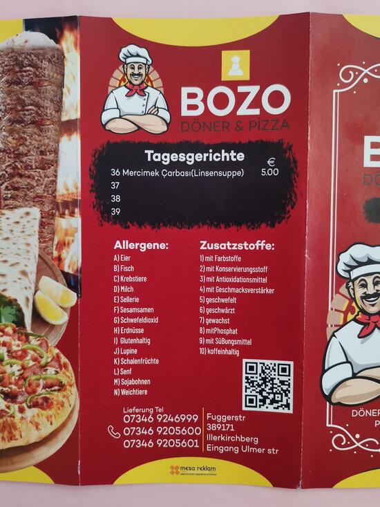 Bozo Döner & Pizza, Illerkirchberg - Restaurant reviews