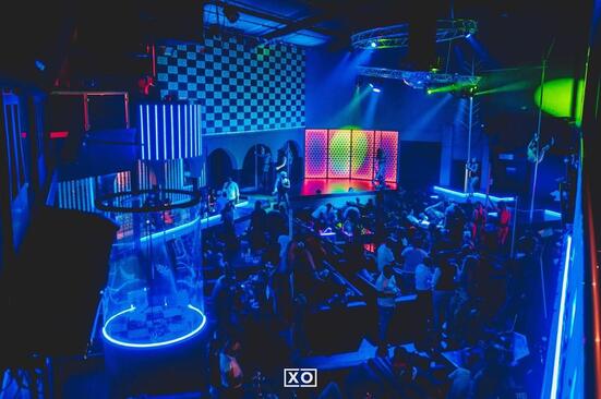 Menu au XO Lounge Midrand boite de nuit, Midrand