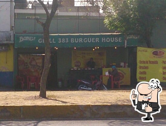 Menu at Grill 383 Burguer House restaurant, Mexico City, Av. 8 383