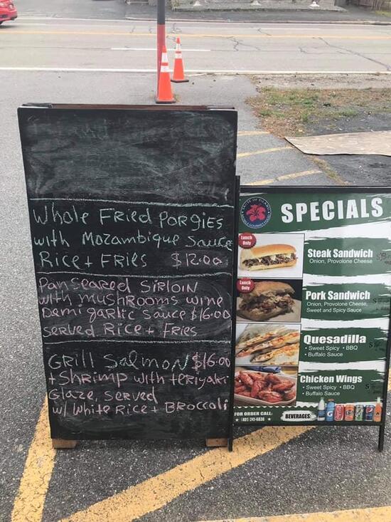Menu at Taste of Island restaurant, East Providence, RI-114